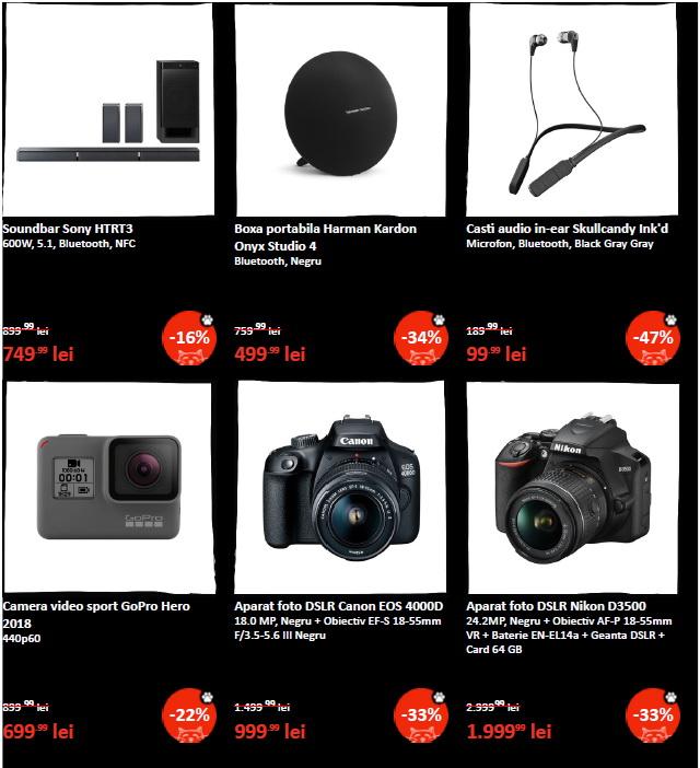 Catalogul cu lista de produse eMAG pentru Black Friday 2018